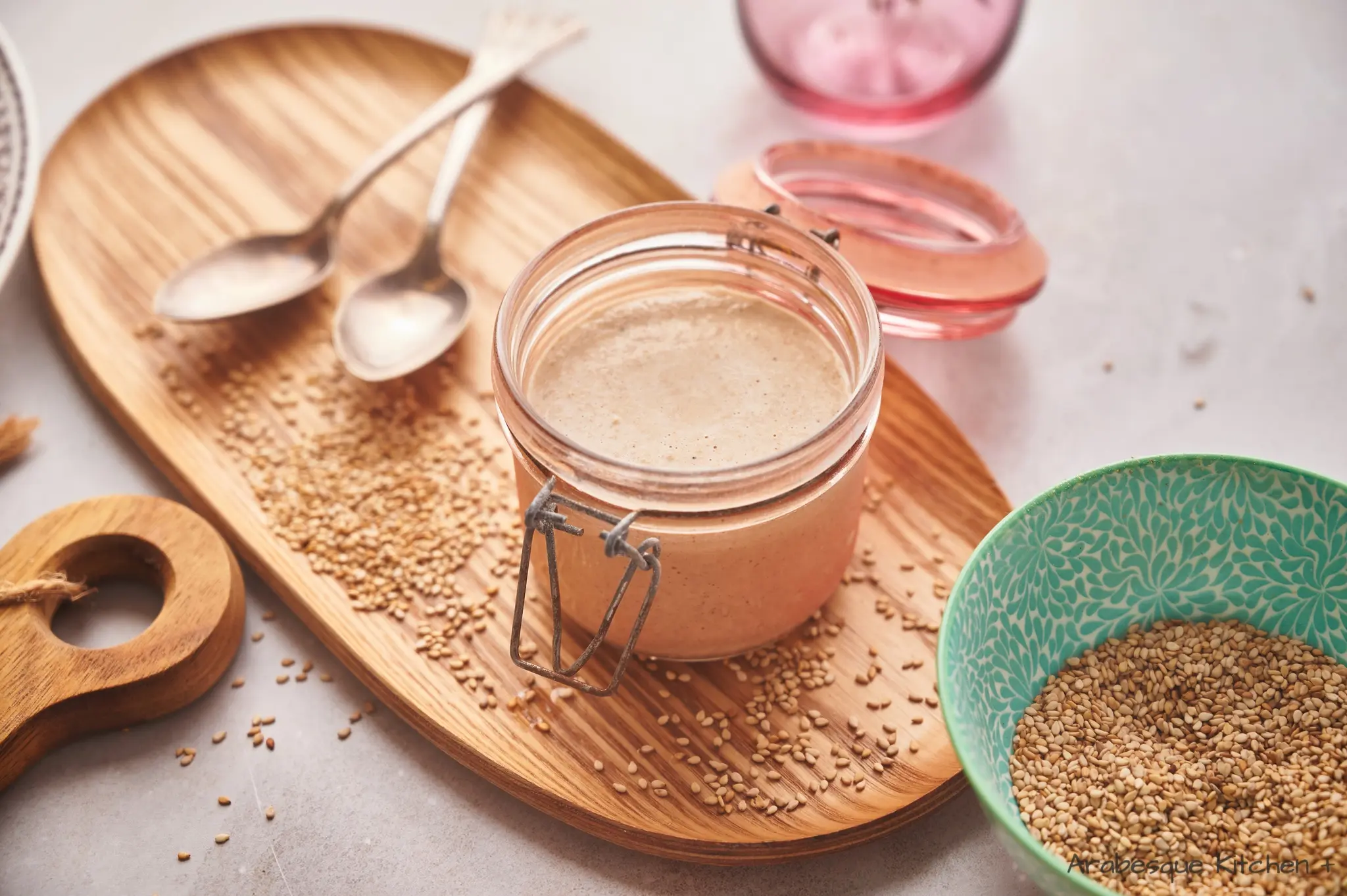 Homemade Tahini Recipe - Arabesque kitchen