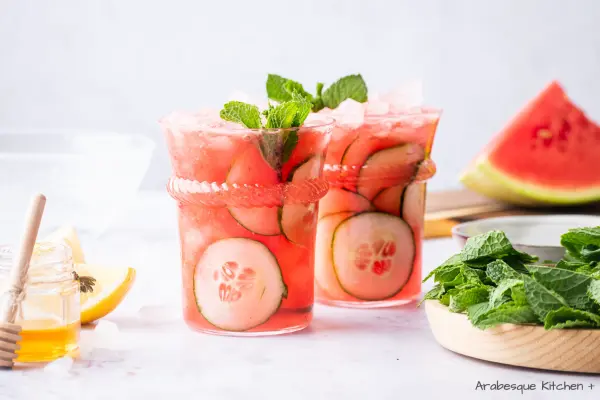 Moroccan Watermelon Juice Recipe - Arabesque kitchen