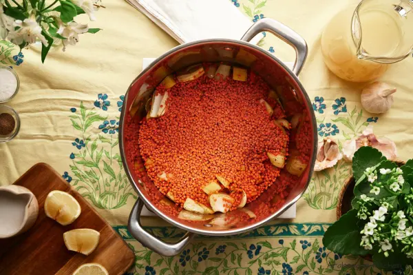 Red Lentils Soup Recipe - Arabesque kitchen